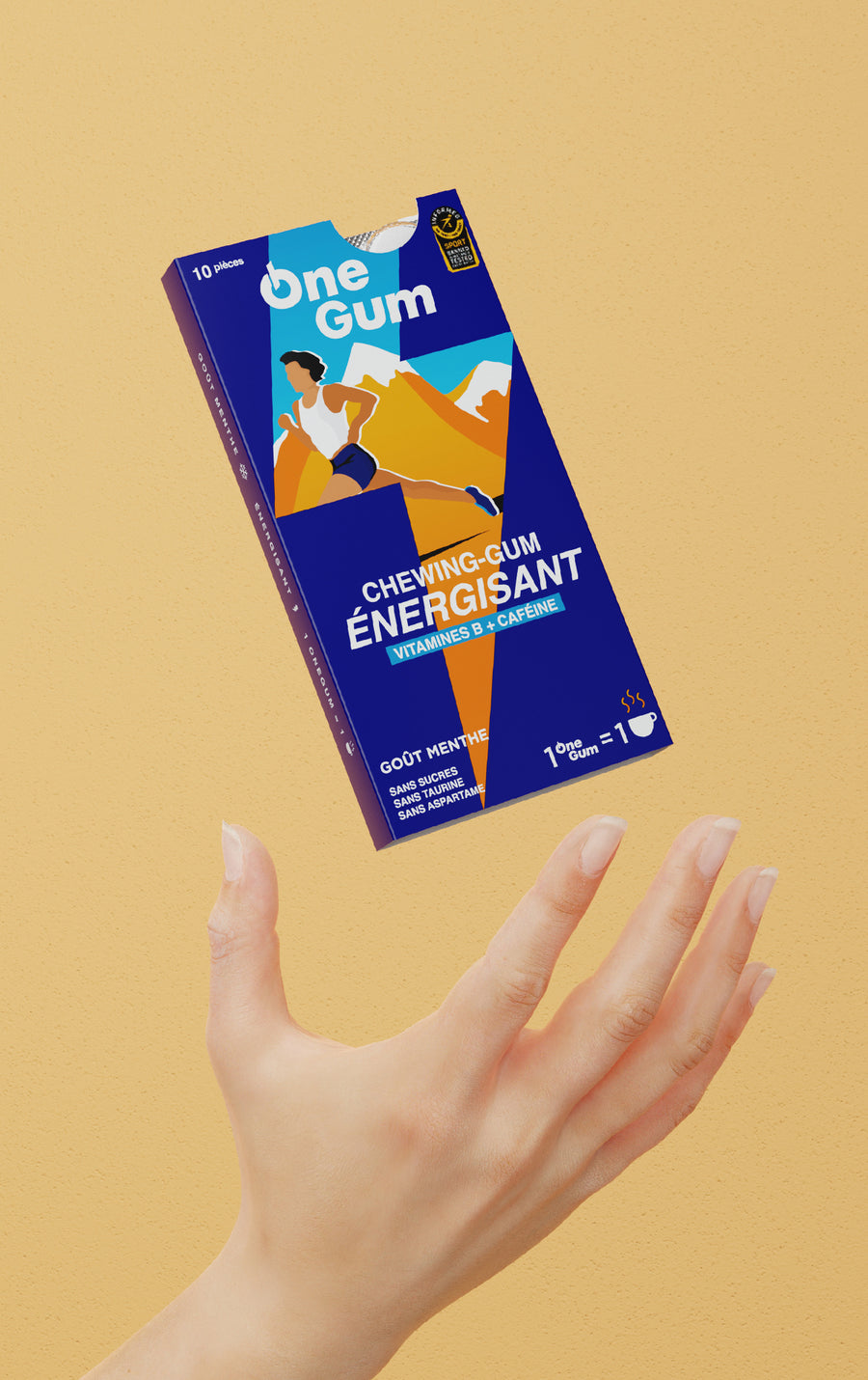 OneGum, le chewing-gum énergisant à la caféine et vitamines B 💪